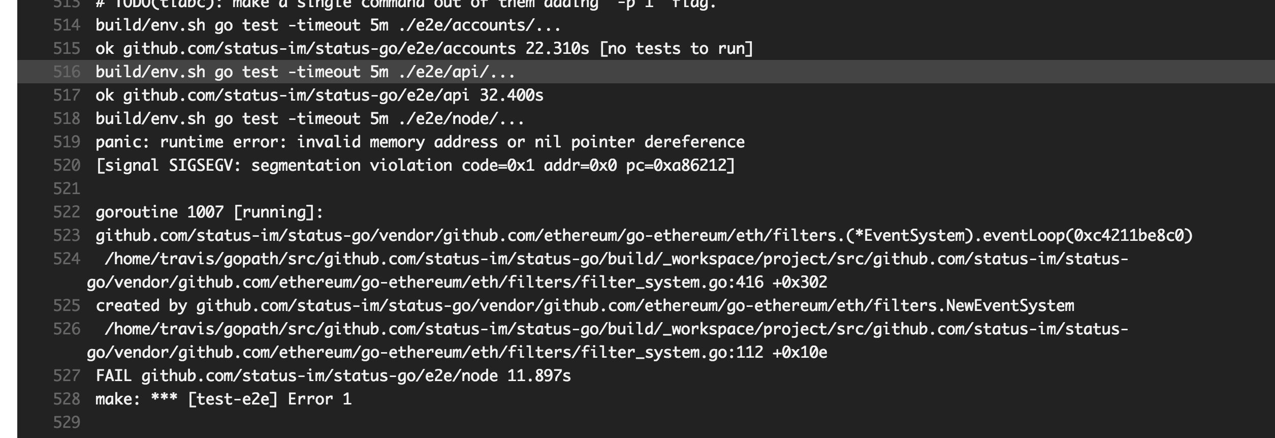 Fix Nil Pointer Dereference Somewhere In E2enode · Issue 429 · Status Imstatus Go · Github