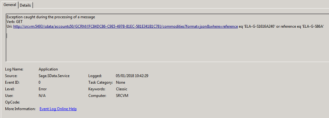 SData service stopping intermittently · Issue #109 · Sage/SData-2.0 · GitHub