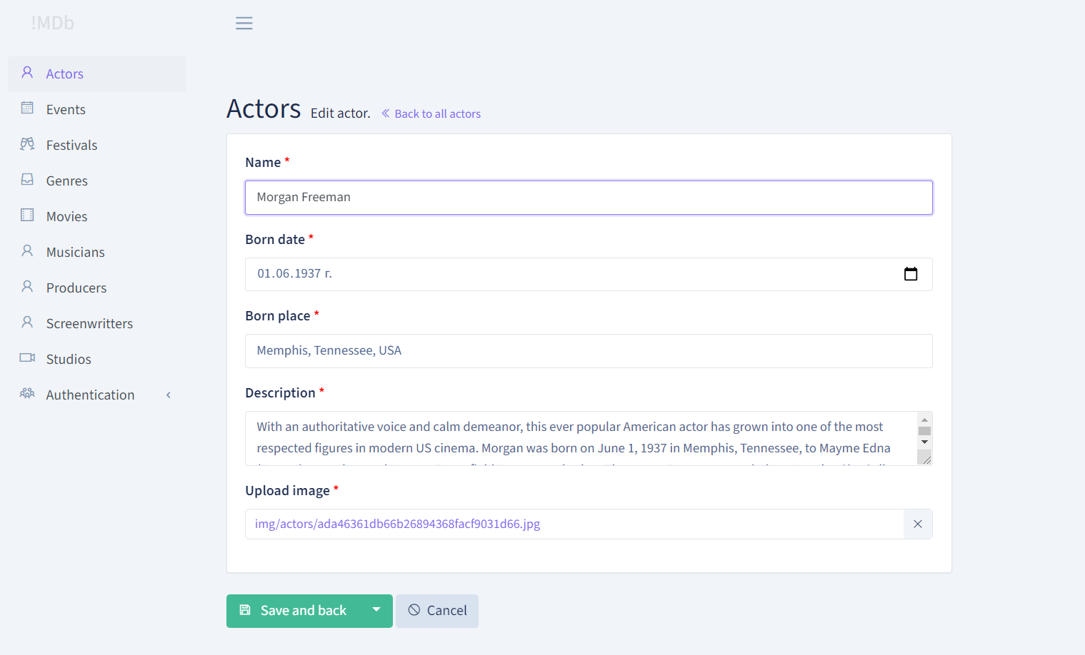 GitHub - FrostAD/MovieDatabase: Movie database with additional funcitons like ratings, exchanges ...
