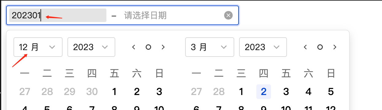 [DateRangePicker] 日期区间选择器的面板不能正确地响应用户的输入值 · Issue #2204 · Tencent/tdesign-vue · GitHub