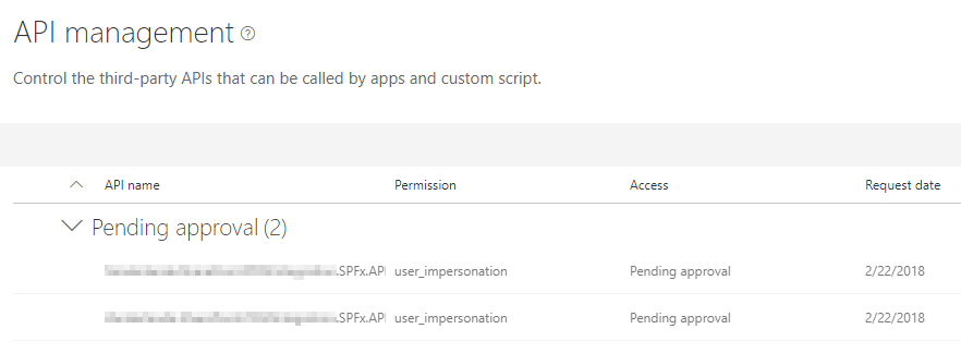 Web Api Permission Requests Are Shown Twice In Api Management · Issue 1389 · Sharepointsp Dev