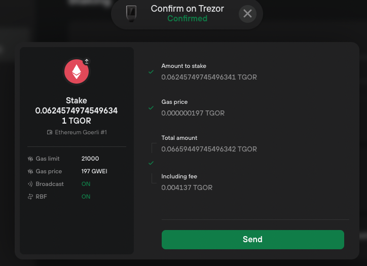 Ethereum staking feasibility study · Issue #8315 · trezor/trezor-suite · GitHub