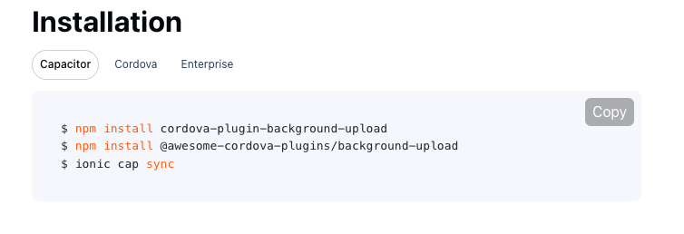 BG Upload Installation Instructions · Issue #4131 · danielsogl/awesome-cordova-plugins · GitHub