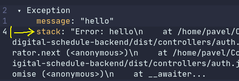 View full exception & stacktrace in Node.JS debugging · Issue #416 · emacs-lsp/dap-mode · GitHub