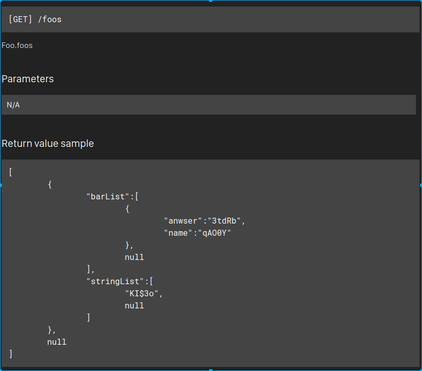 Api Doc Failed To Generate Sample Data For List Typed Embedded Data Structure · Issue 591
