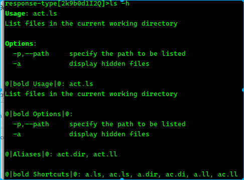 CLI help message not displayed correctly · Issue #1303 · actframework/actframework · GitHub