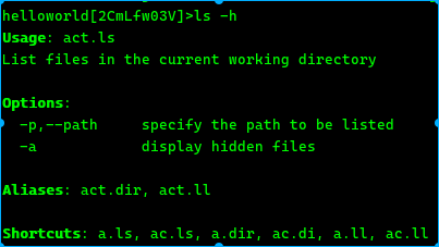 CLI help message not displayed correctly · Issue #1303 · actframework/actframework · GitHub
