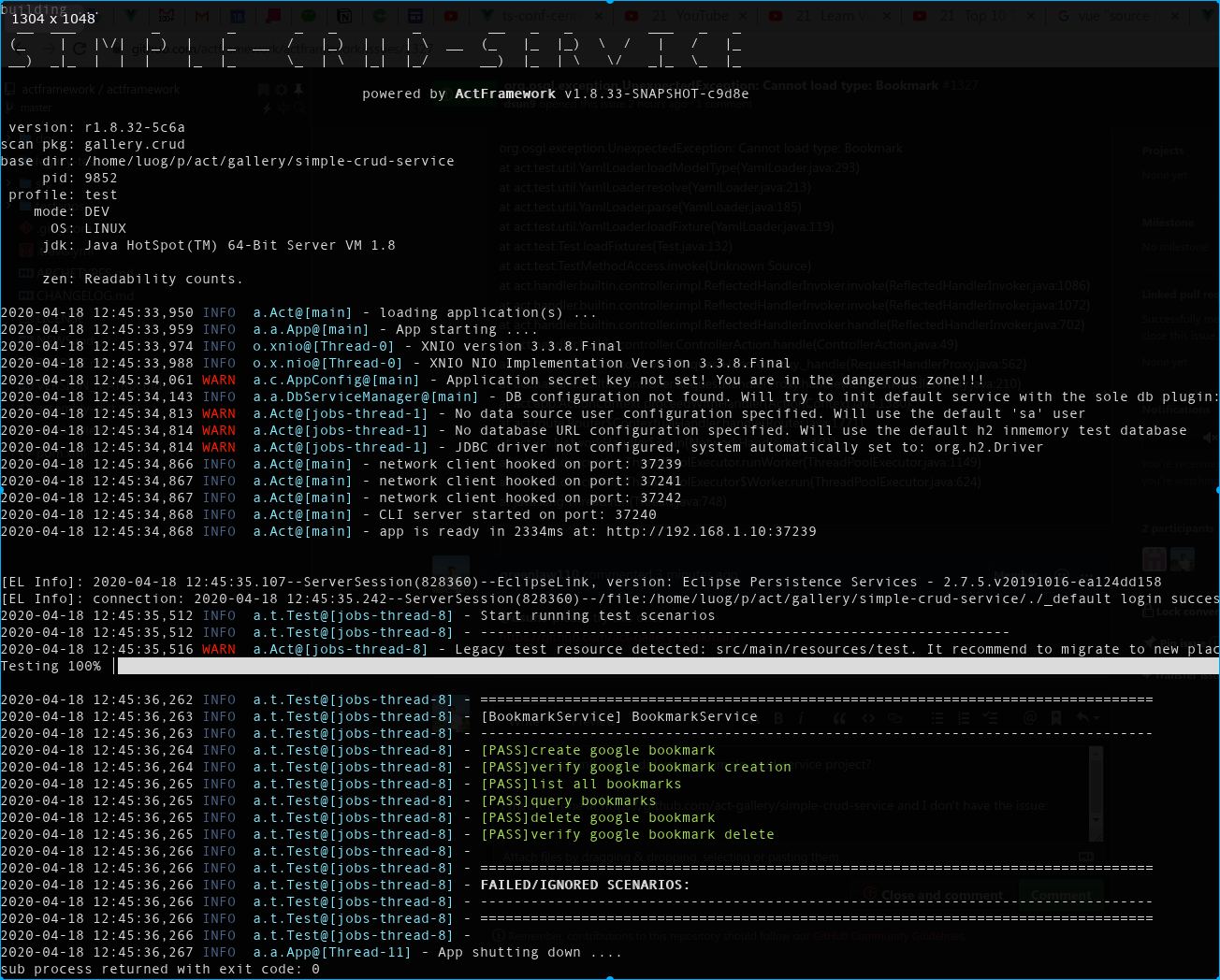 org.osgl.exception.UnexpectedException: Cannot load type: Bookmark · Issue #1327 · actframework ...