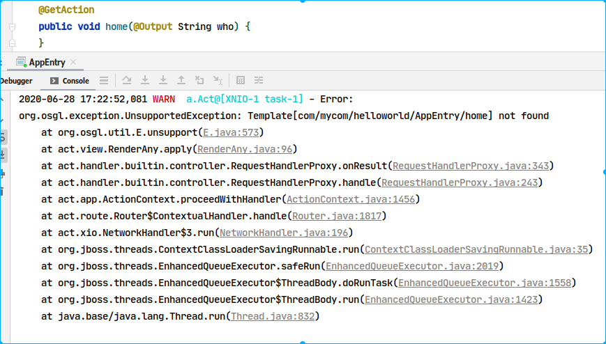 The error triggered during rendering response get warned twice · Issue #1341 · actframework ...