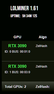 Web UI doesn't auto refresh on lolMiner 1.61 / 1.60. · Issue #1752 · Lolliedieb/lolMiner ...