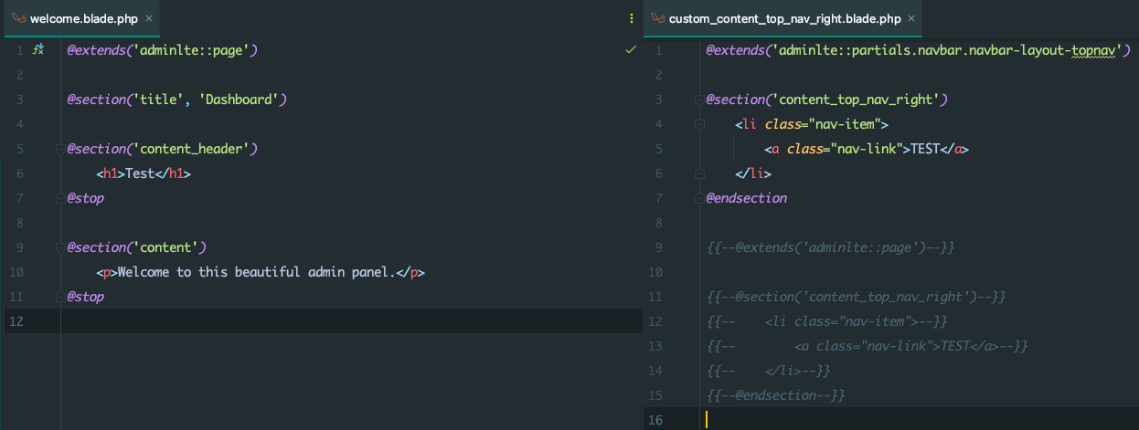 Top Navbar Custom Right Links Area Dont Render My Language Menu