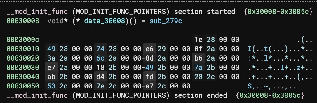 Set contents of __mod_init_func and __mod_term_func as function pointers · Issue #3913 ...