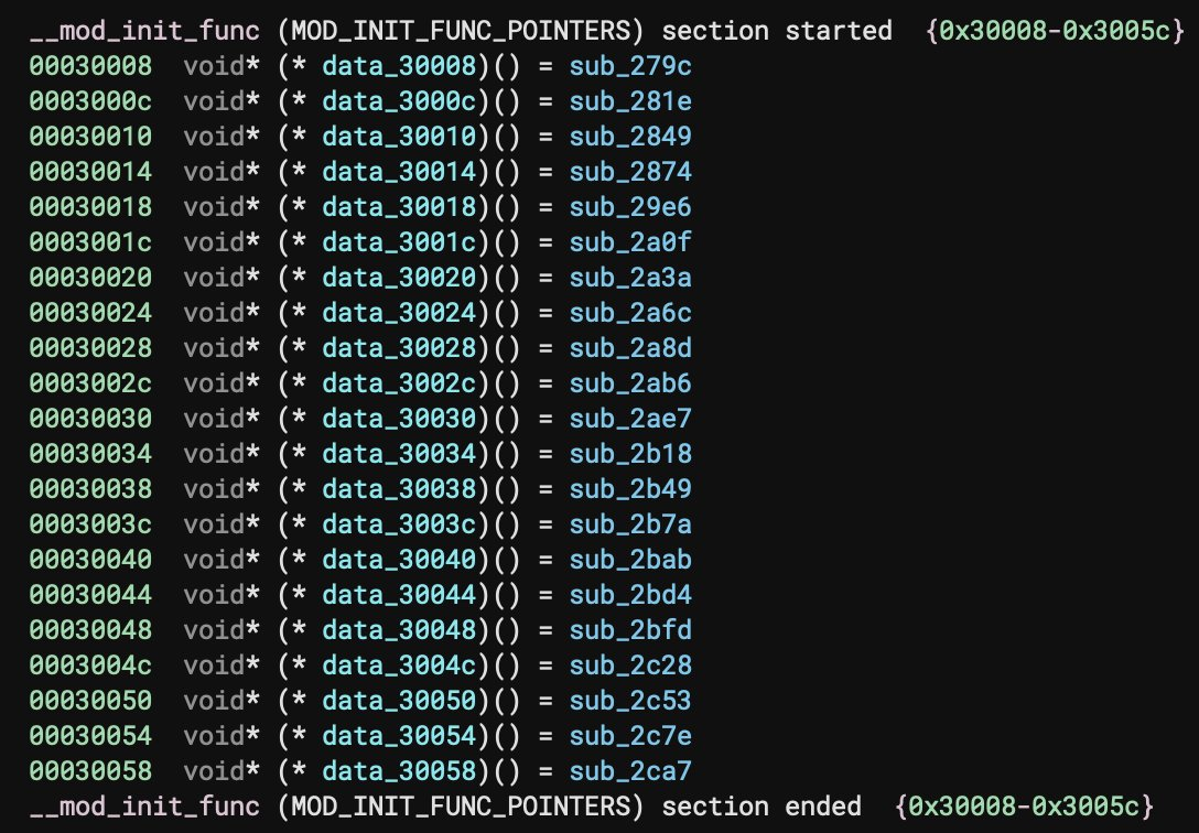 Set contents of __mod_init_func and __mod_term_func as function pointers · Issue #3913 ...