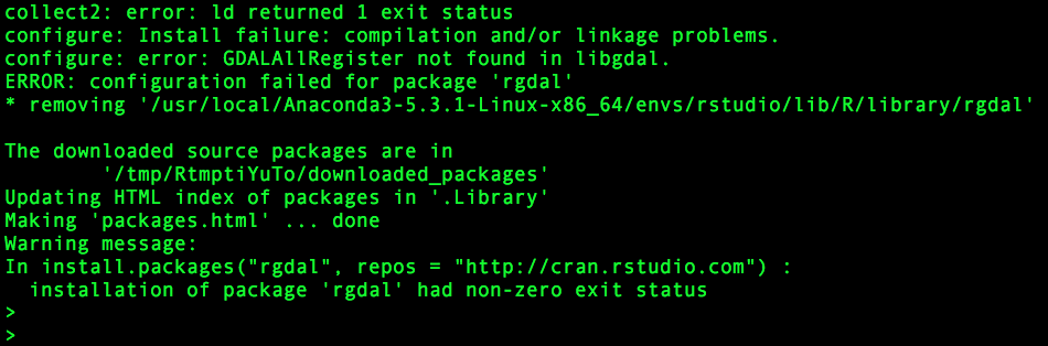 Unable to install rgdal package in Rstudio · Issue #4395 · rstudio/rstudio · GitHub