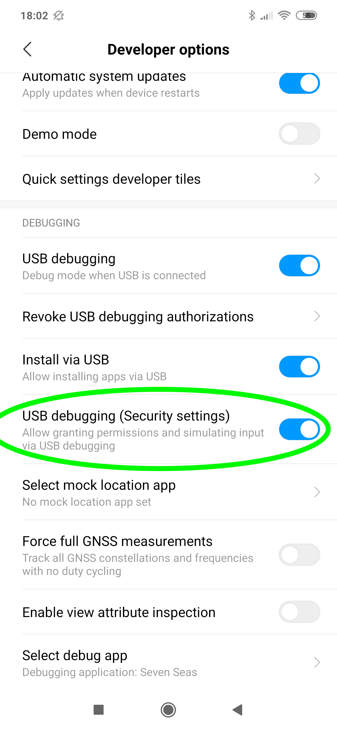 Redmi Note 7, cannot select Type or Application · Issue #2920 · google/gapid · GitHub