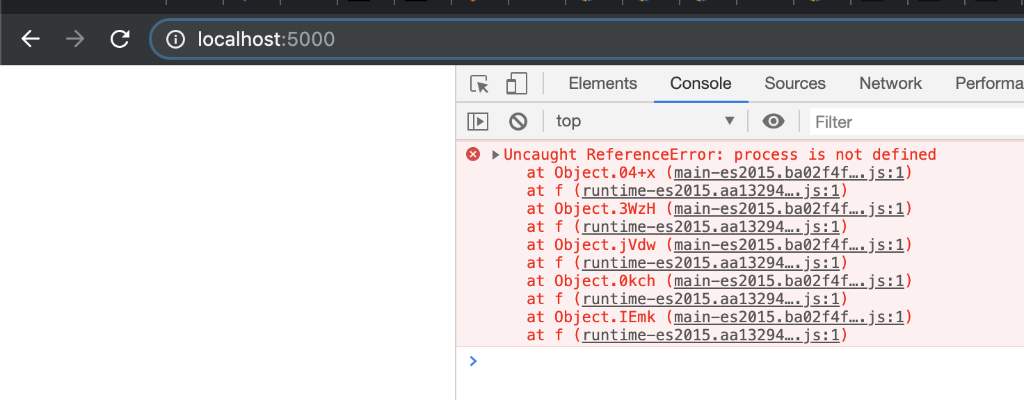 React build output is not working when you use aws-amplify-react ...