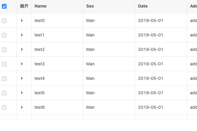 treeConfig 和 checkbox 混用时，父级行禁用的情况下，全选框会显示勾选状态 · Issue #817 · x-extends/vxe-table · GitHub