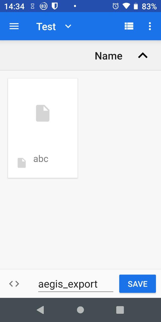 flexible export file name (basename + date/time) · Issue #297 · beemdevelopment/Aegis · GitHub