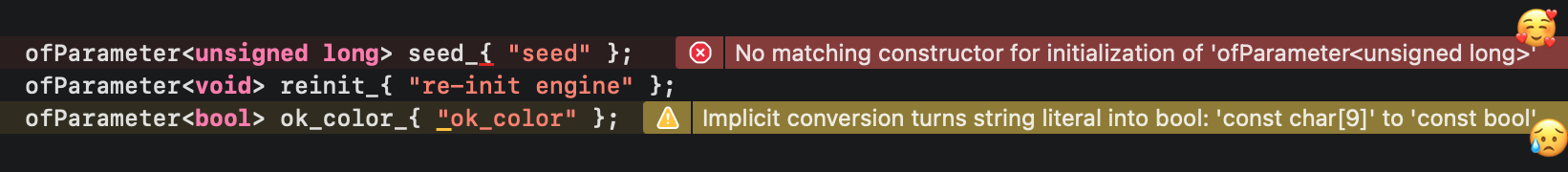 ambiguity about ofParameter constructor · Issue #7671 · openframeworks/openFrameworks · GitHub