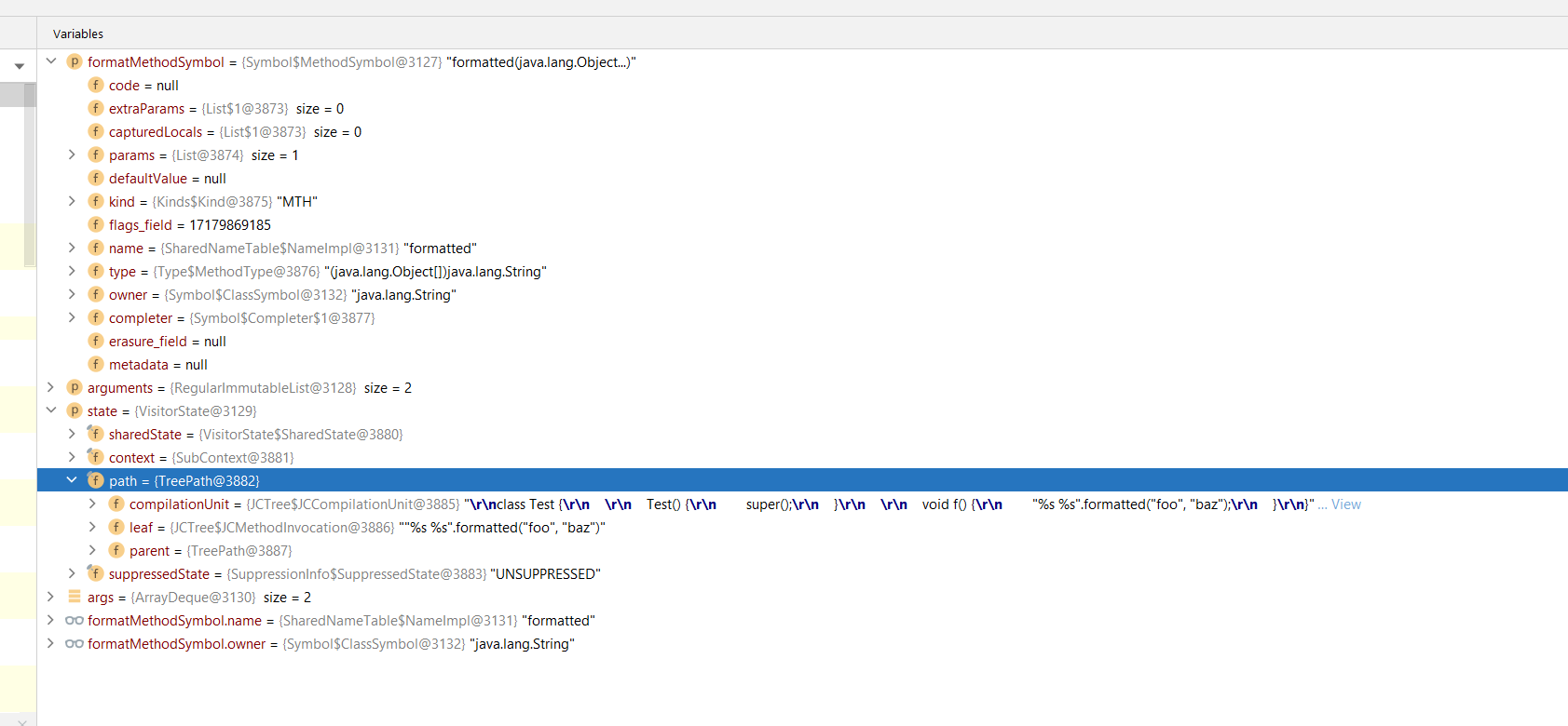 Support String.formatted with FormatString Bug Pattern · Issue #2726 ...