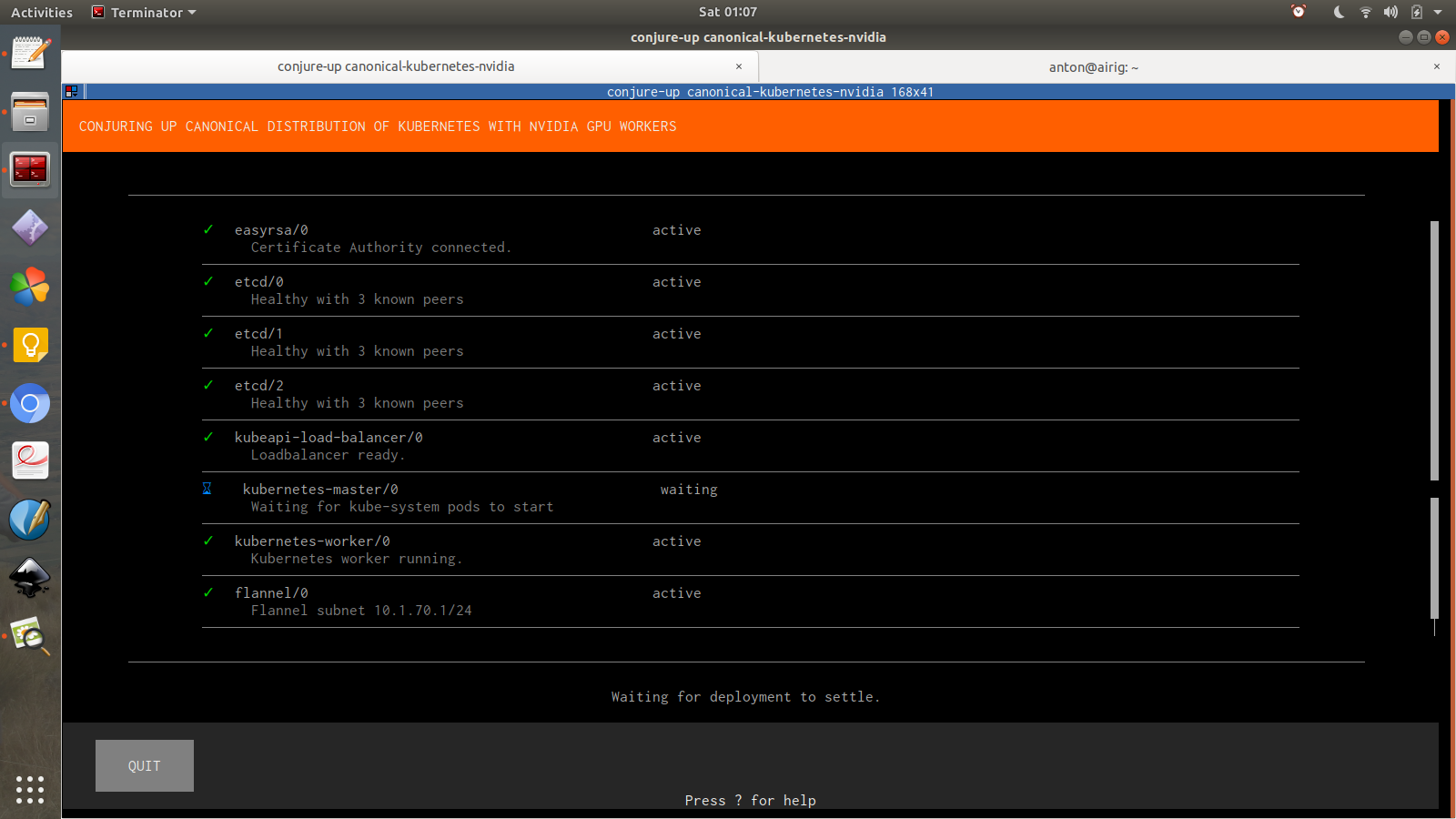 Waiting for kube-system pods to start · Issue #1412 · conjure-up/conjure-up · GitHub