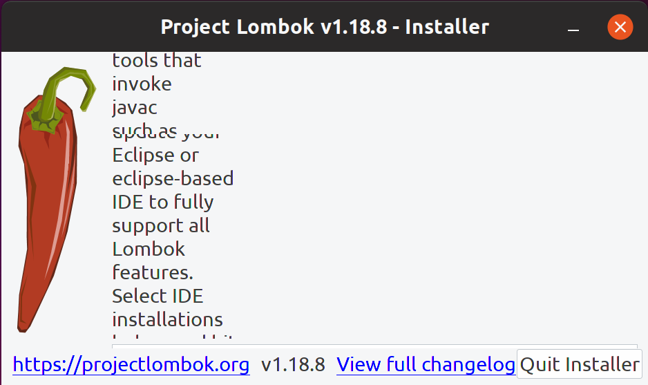 [BUG] UI cannot be resized - cant see options · Issue #2175 · projectlombok/lombok · GitHub