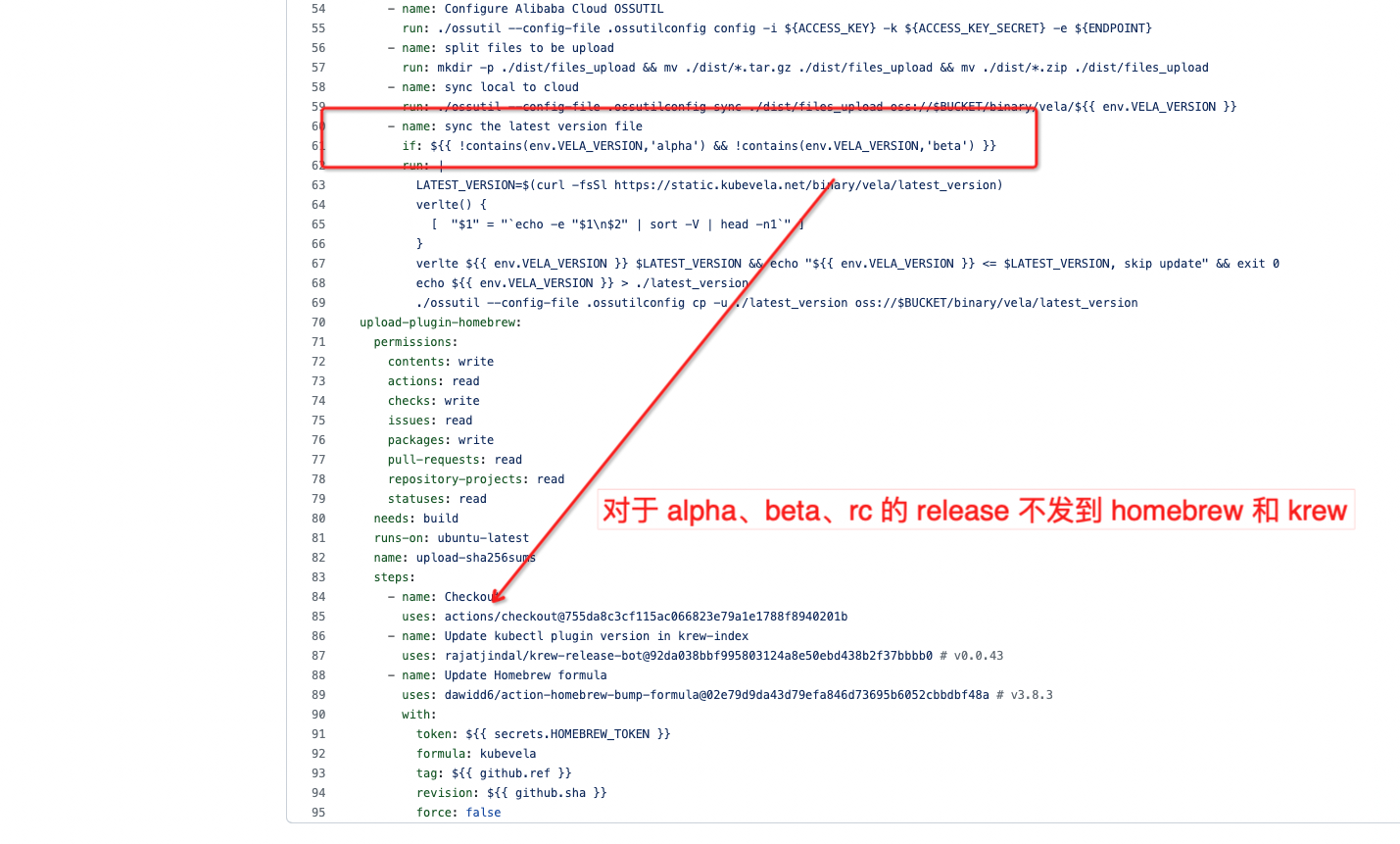 Release Action Enhancement Dont Release To Homebrew Or Krew For Alphabetarc Releases