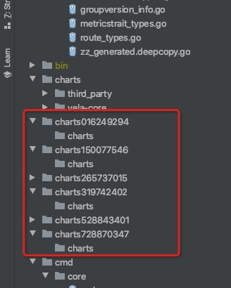 [BUG] many chart directory created when develop locally · Issue #317 · kubevela/kubevela · GitHub
