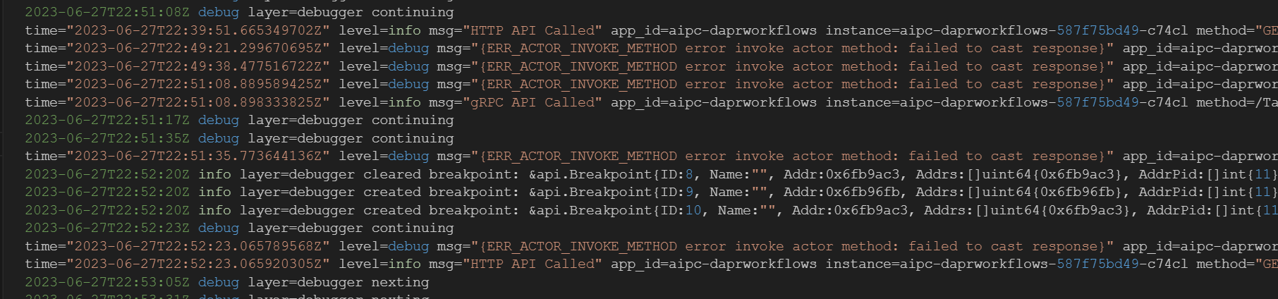 Workflow Save Internal States In Single Attempt Failed With Azure Cosmos Db Backed State Store 