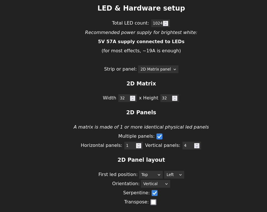WLED matrtix - misplaced pixels · Issue #2832 · xLightsSequencer/xLights · GitHub