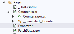 Missing partial modifier on declaration of type 'Counter'; another partial declaration of this ...