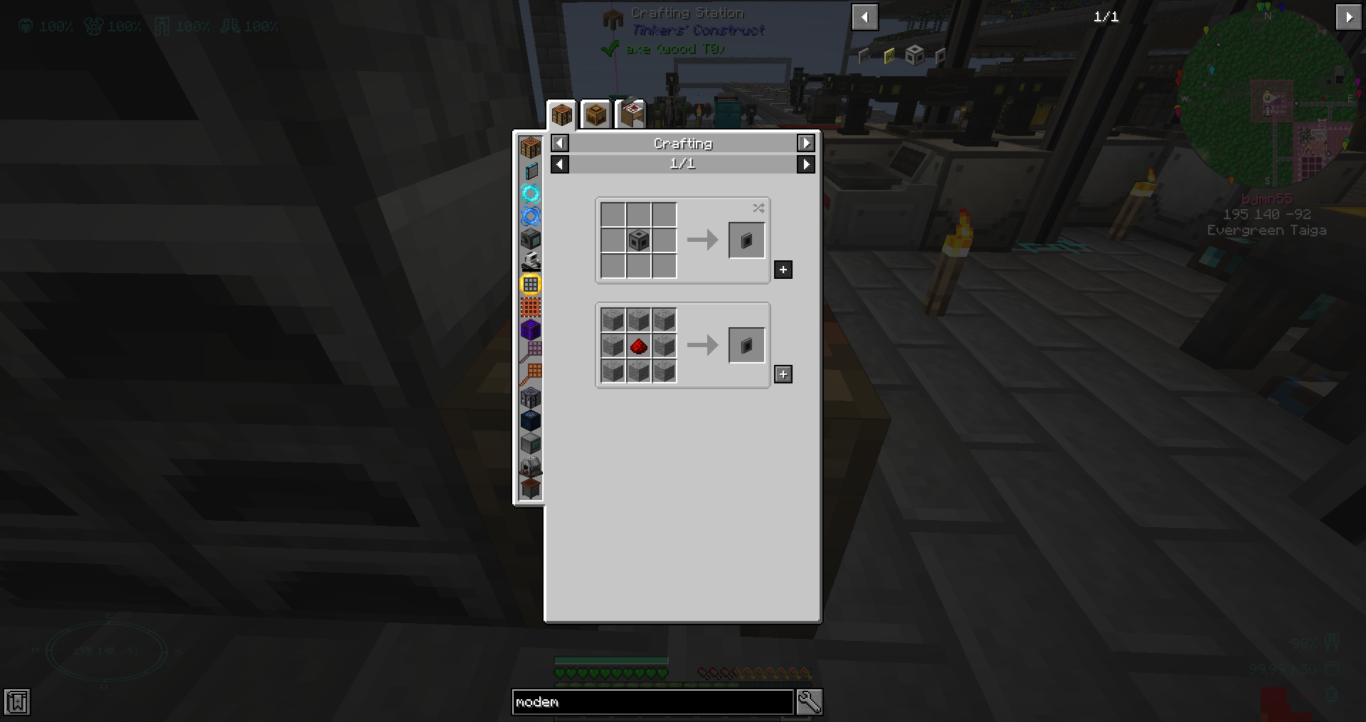 Cannot make CC: Tweaked Wired Modem (partially solved) · Issue #2316 ...