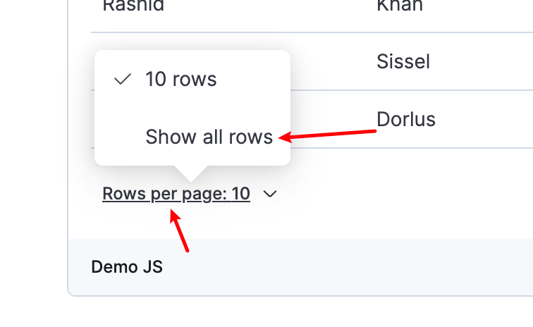 How to change the string for the 'Rows per page' ? · Issue #6272 · elastic/eui · GitHub