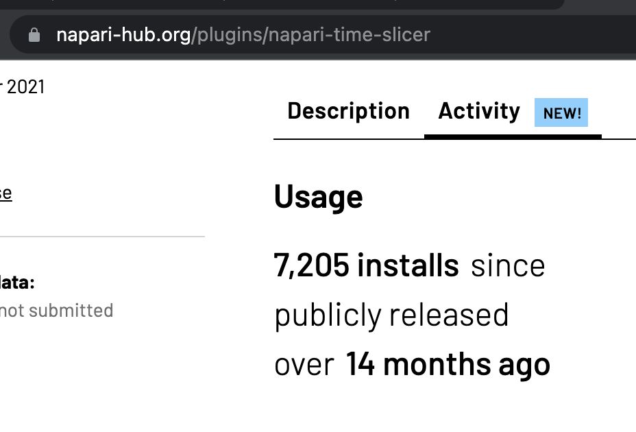 Usage page has confusing text. · Issue #850 · chanzuckerberg/napari-hub · GitHub