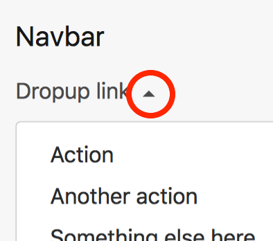 Navbar collapsed dropup caret should point down · Issue #22786 · twbs/bootstrap · GitHub