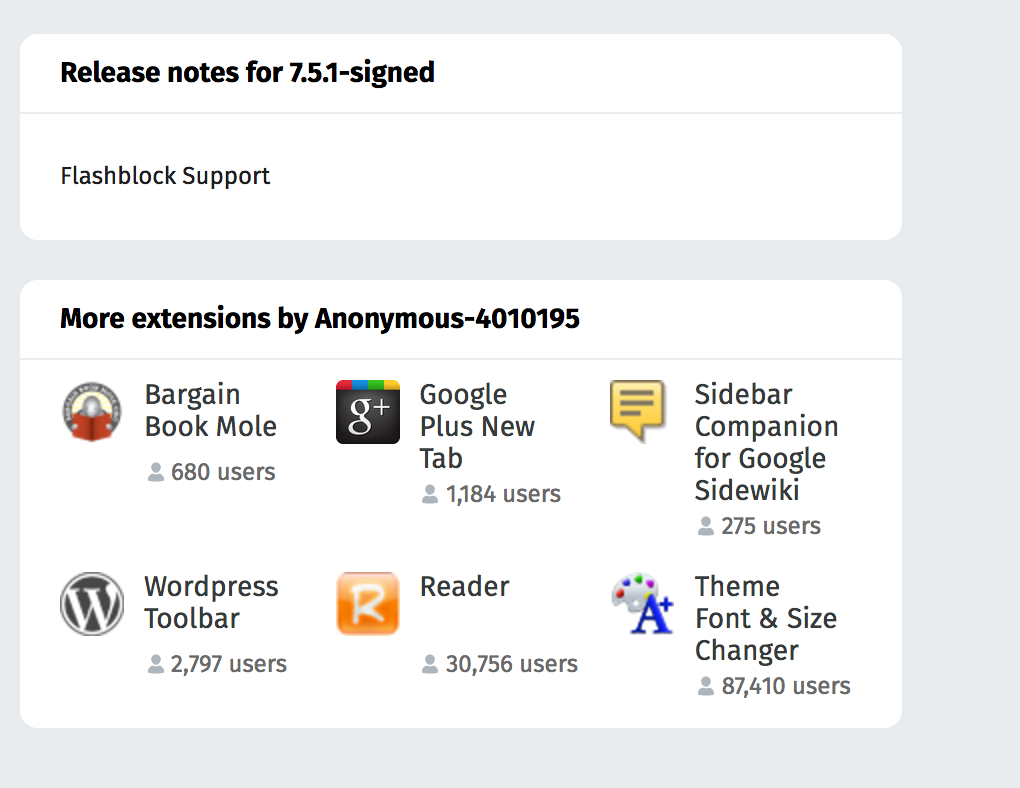 Add Link To More Add Ons By These Developers · Issue 10574 · Mozillaaddons · Github 