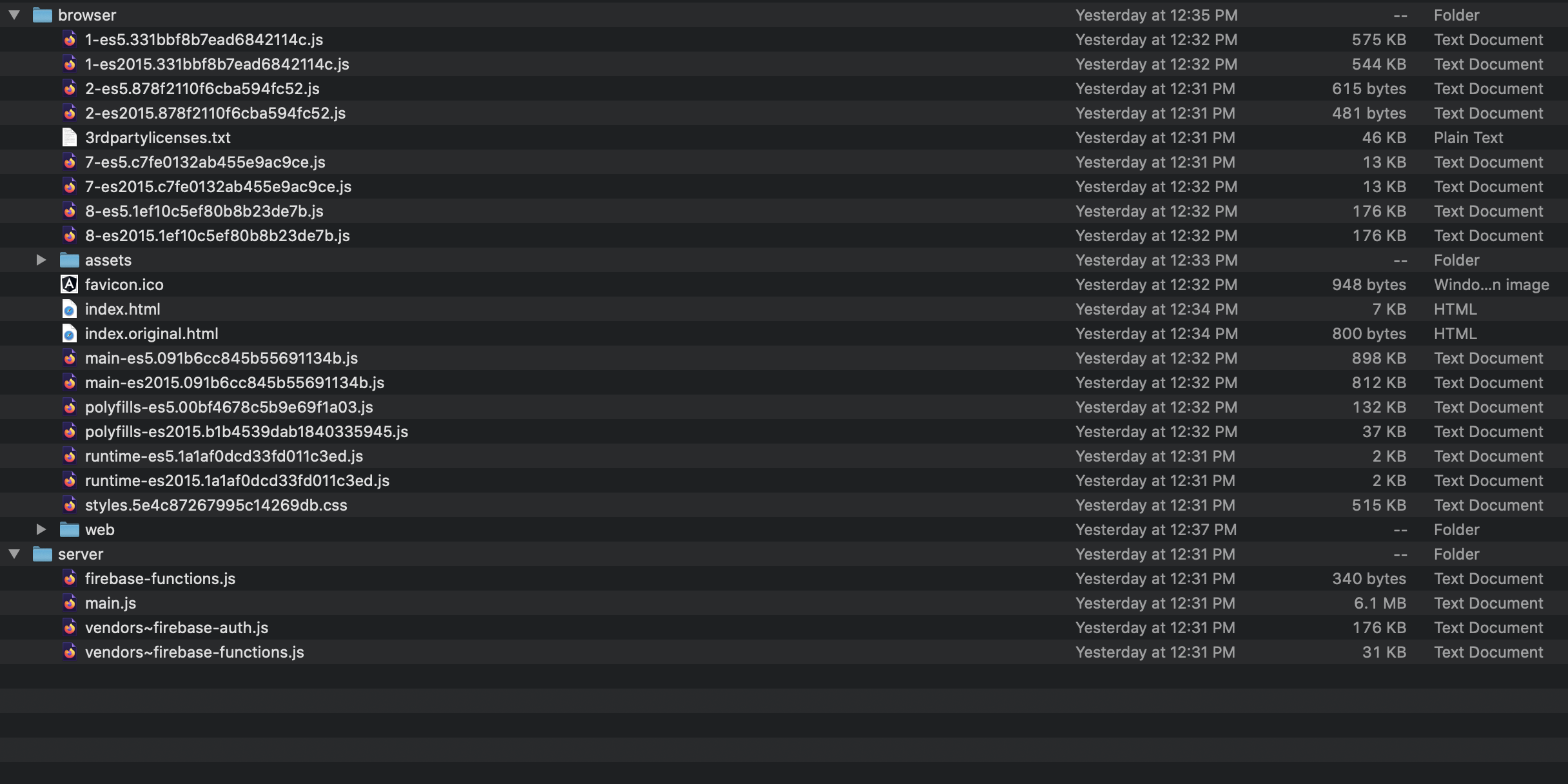Separate The Building Of Browser And Server Code In Pre Rendering Script · Issue 1736 · Angular 