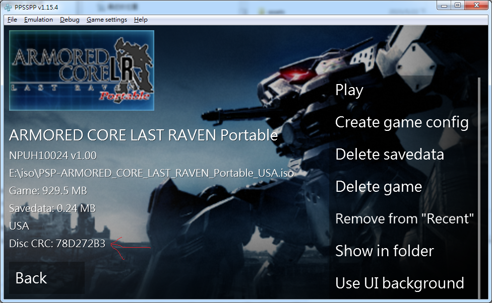 Armored Core Last Raven Portable stuck at "Now Loading" screen in some missions · Issue #17526 ...