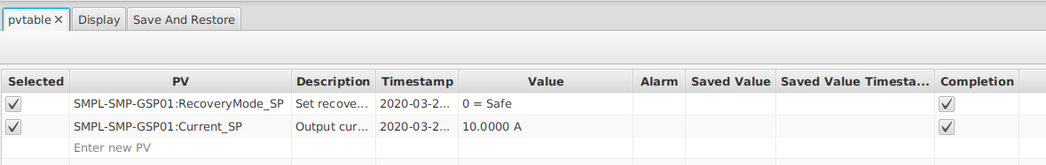 Save and Restore: PVs disconnected · Issue #1235 · ControlSystemStudio/phoebus · GitHub