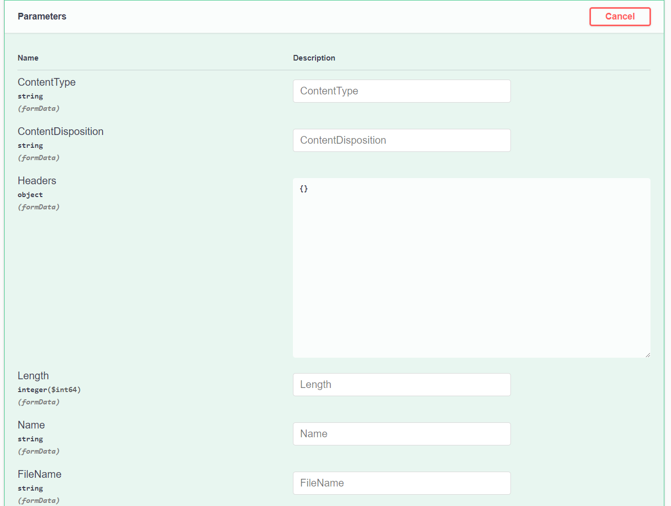 Uploading a File using IFormFile Should Show an Upload Button · Issue #193 · domaindrivendev ...