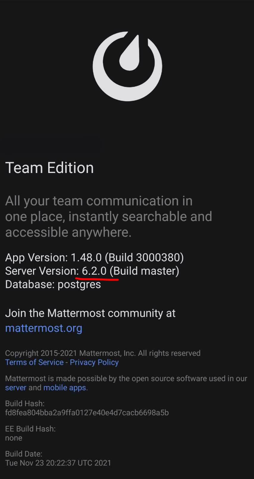 Client reports incorrect server version 6.2.0 · Issue #5842 · mattermost/mattermost-mobile · GitHub