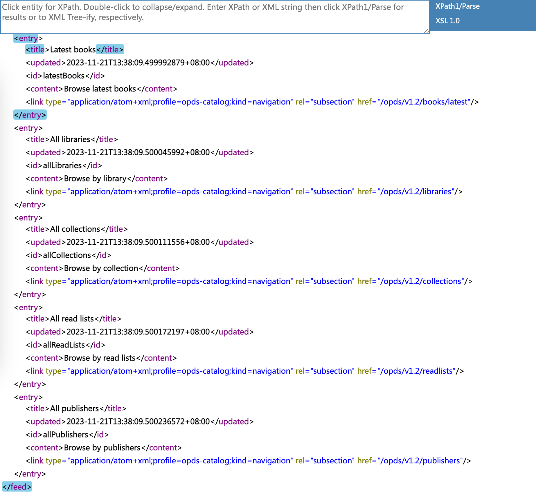 url with port，ex： https:// : /opds/v1.2/catalog，but，inside href without port · Issue #1302 ...