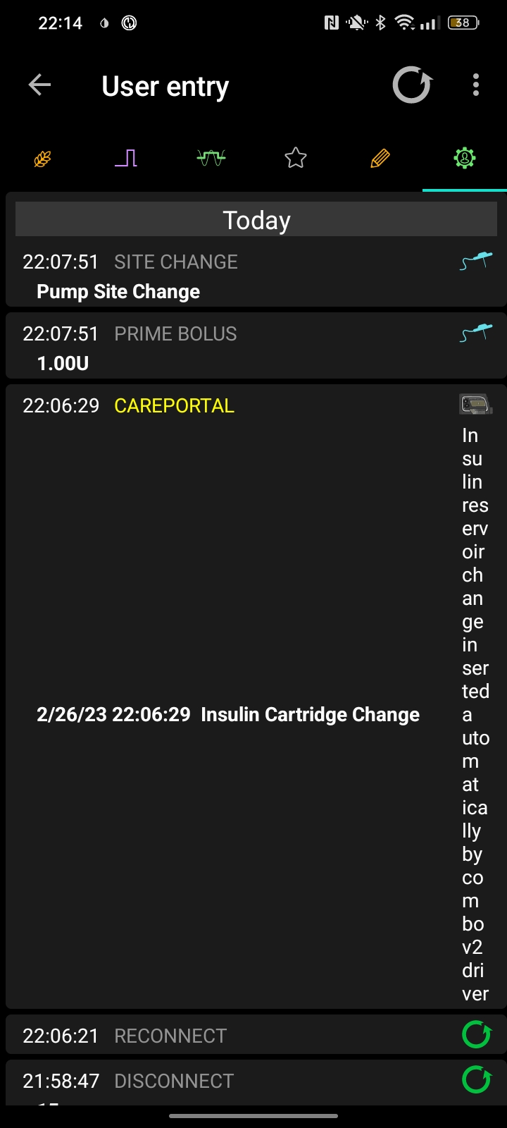 [3.1.0.3-dev-g] [ComboV2] User Entry Log · Issue #2382 · nightscout/AndroidAPS · GitHub