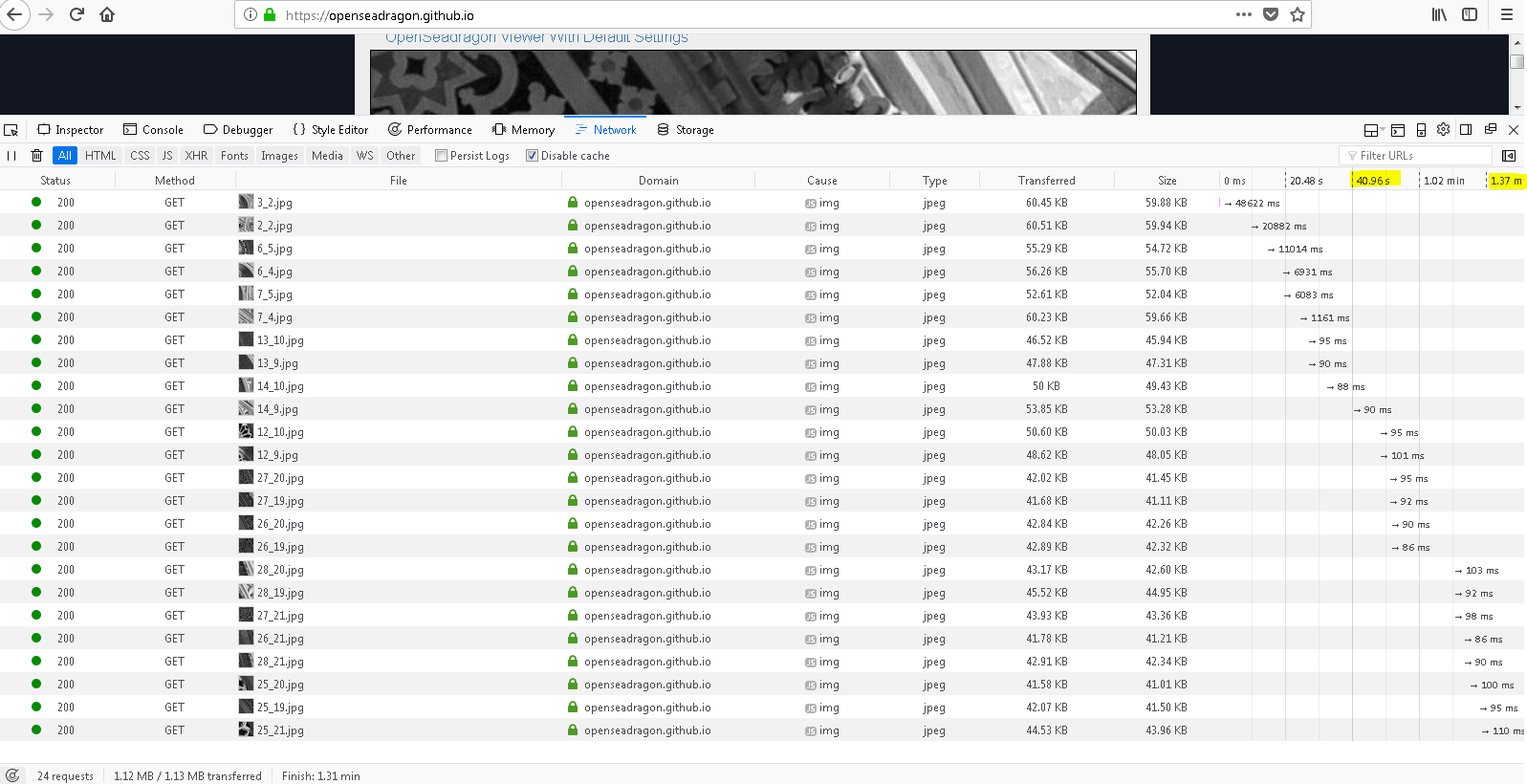 Large gaps between tile requests noticed in case of fast tile loads · Issue #1411 ...