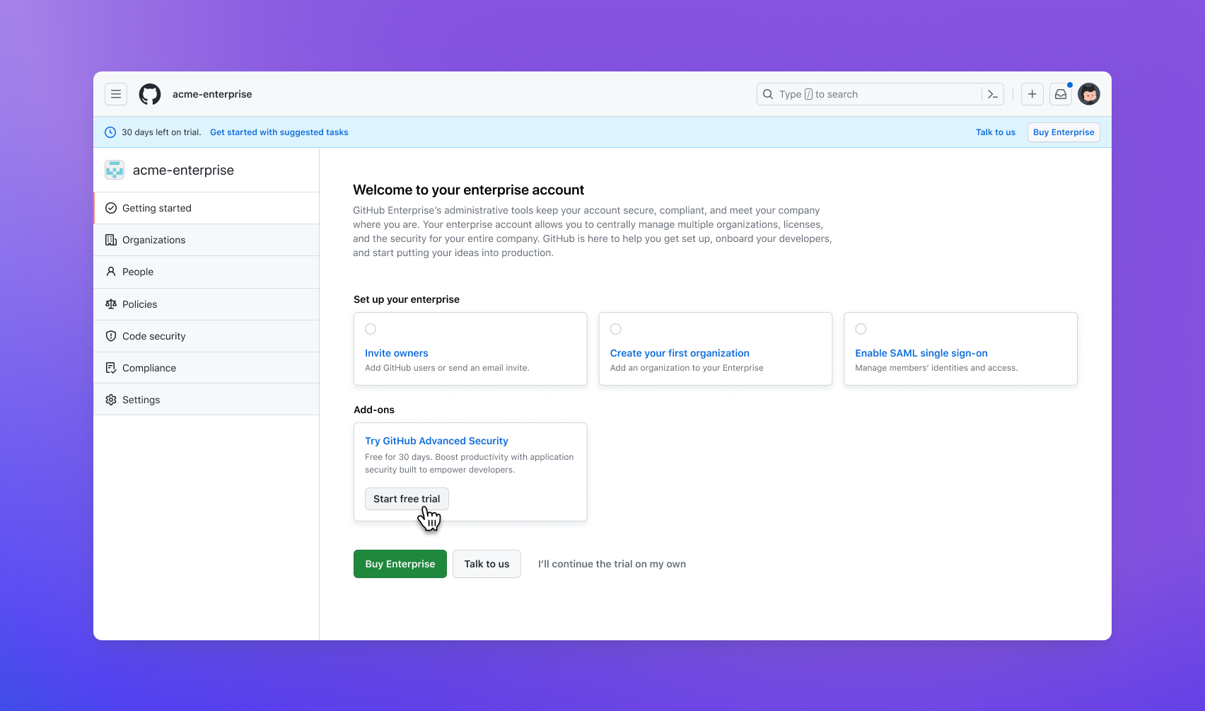 GitHub Advanced Security is part of GitHub Enterprise Cloud trial - GitHub Changelog