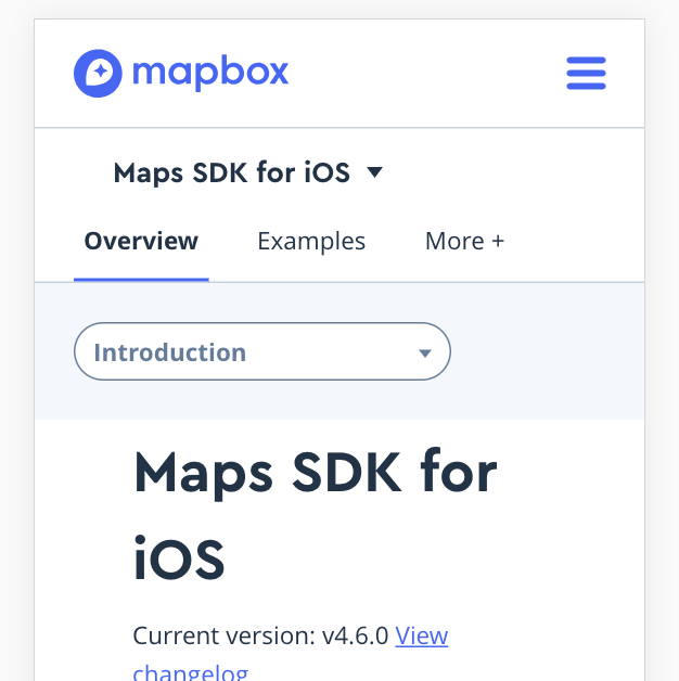 `NavigationDropdown` in `NavigationAccordion` styling invisible on iPhone · Issue #75 · mapbox ...