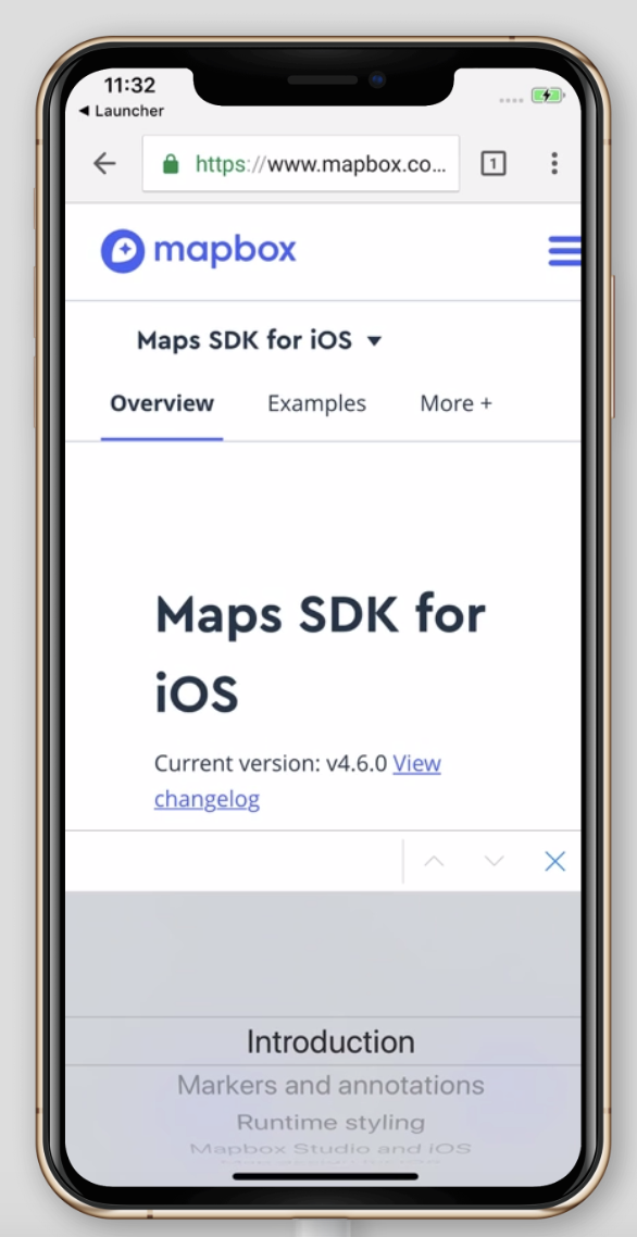 `NavigationDropdown` in `NavigationAccordion` styling invisible on iPhone · Issue #75 · mapbox ...