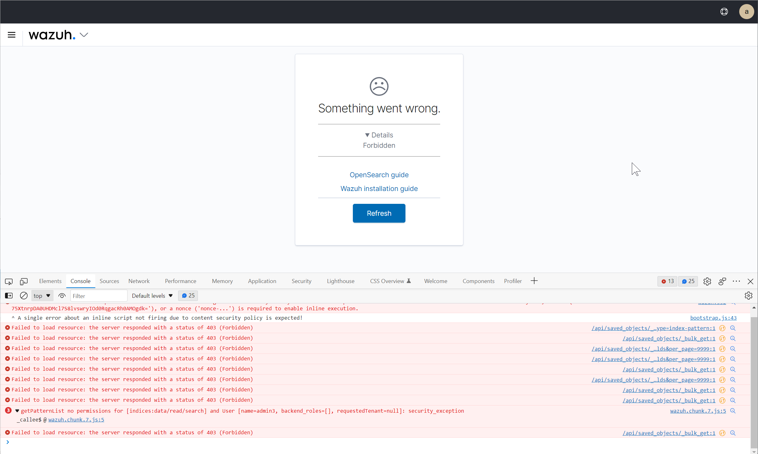 Login in with a user without any role causes a critical error · Issue #4216 · wazuh/wazuh ...