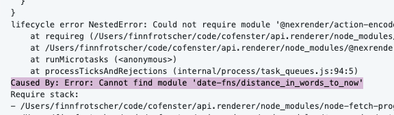 many issues since upgrading to 1.16 around @nexrender/action-encode · Issue #389 · inlife ...