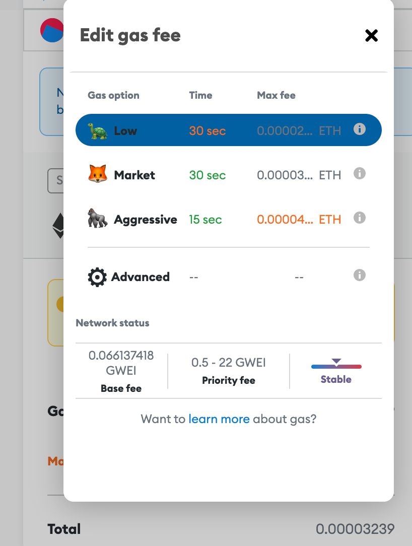 EIP-1559 v2: small UI tweaks · Issue #12771 · MetaMask/metamask-extension · GitHub